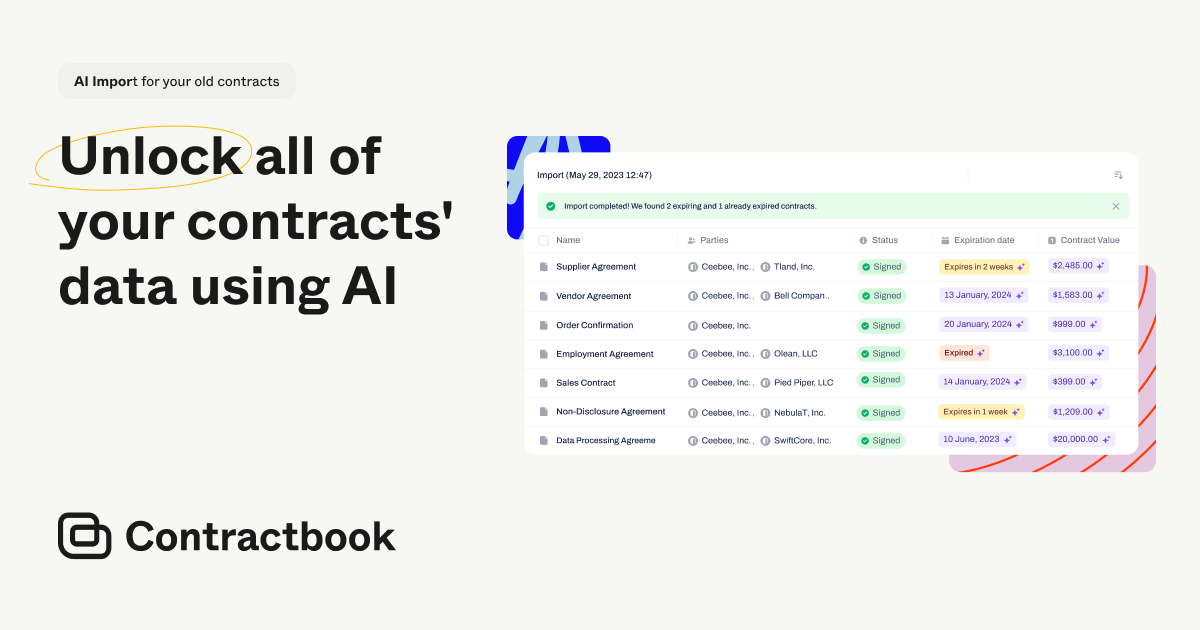 AI-enhanced Contract Management Software | Contractbook